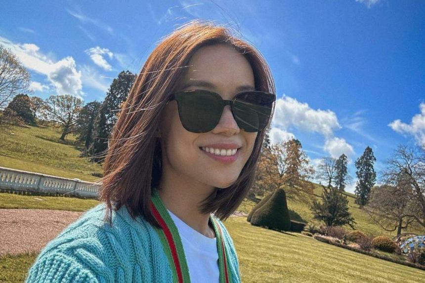 Actress Rebecca Lim interrupts honeymoon in Britain for work trip | The ...