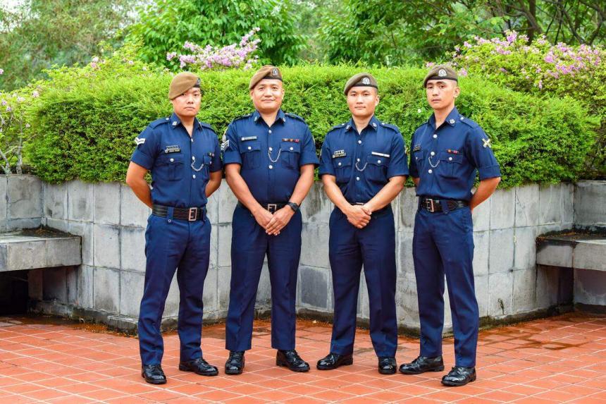Four Gurkha police officers lauded for saving cyclist’s life by ...
