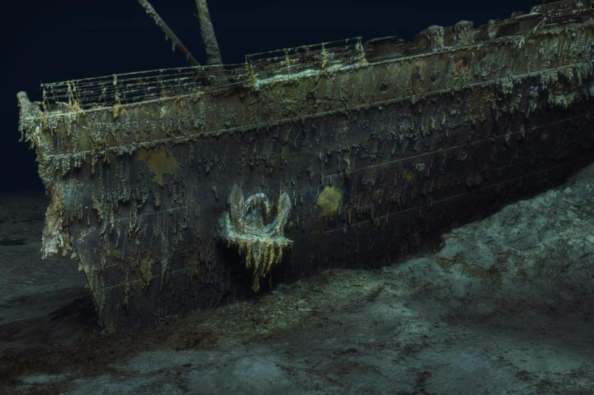 Titanic shipwreck captured in first full digital scan | The Straits Times
