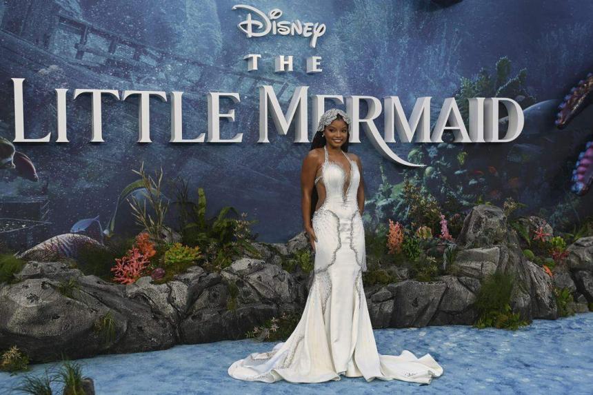 Ariel taught The Little Mermaid star Halle Bailey to lose her fear of ...
