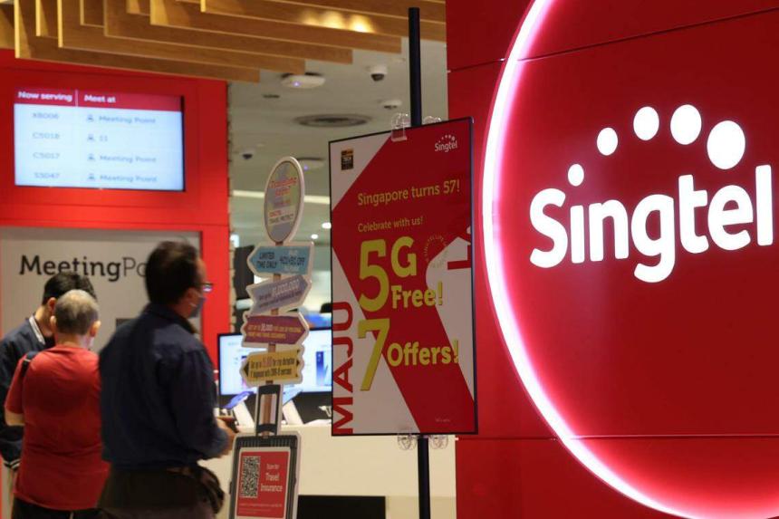 Singtel full-year profit up 14% on mobile growth, 5G adoption | The Straits Times