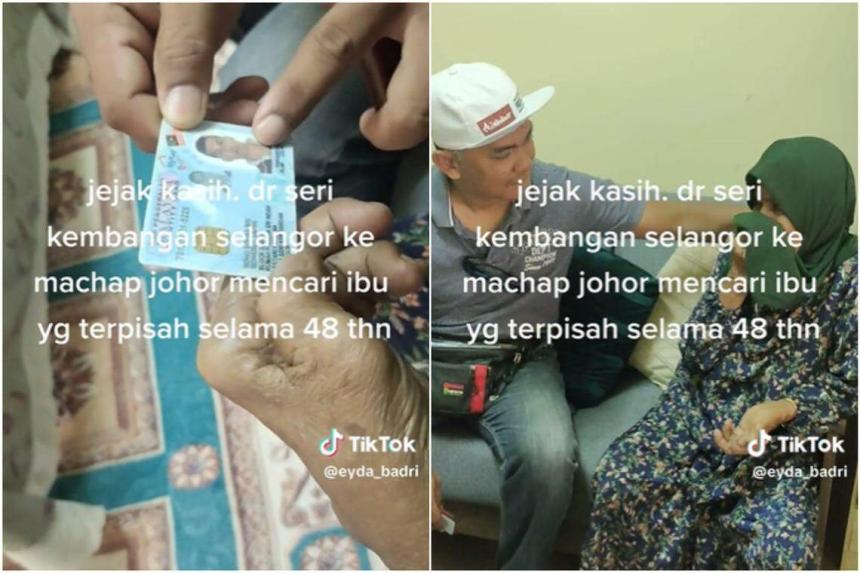 Malaysian man and mother, separated from his birth, reunite after 48 ...