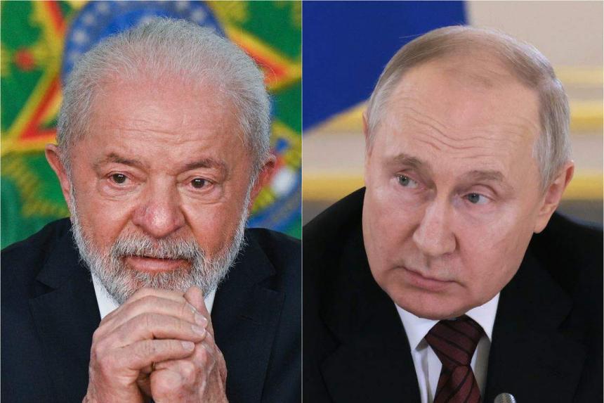 Brazil's Lula turns down Putin invitation to visit Russia | The Straits ...