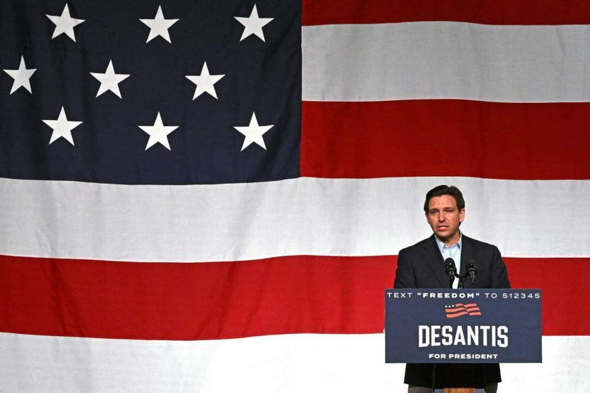 In first presidential campaign swing, DeSantis says US on wrong track ...