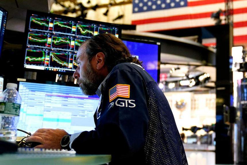 US stocks end lower ahead of key debt ceiling vote | The Straits Times