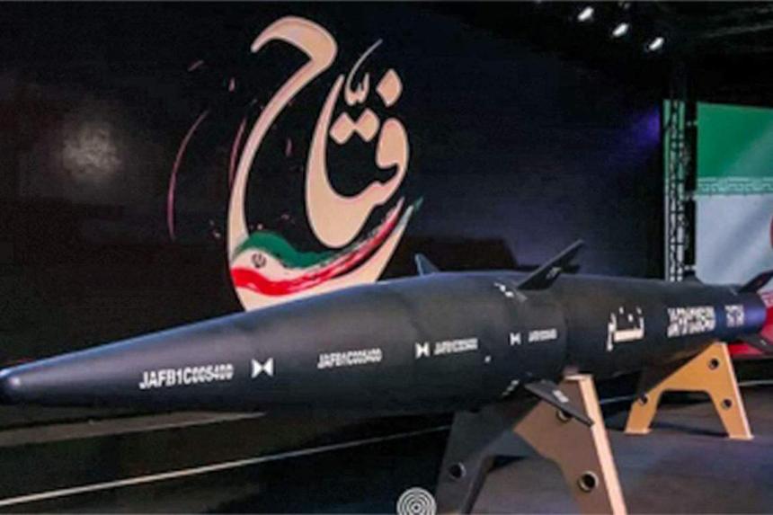 Iran unveils hypersonic missile, hails deterrent boost | The Straits Times