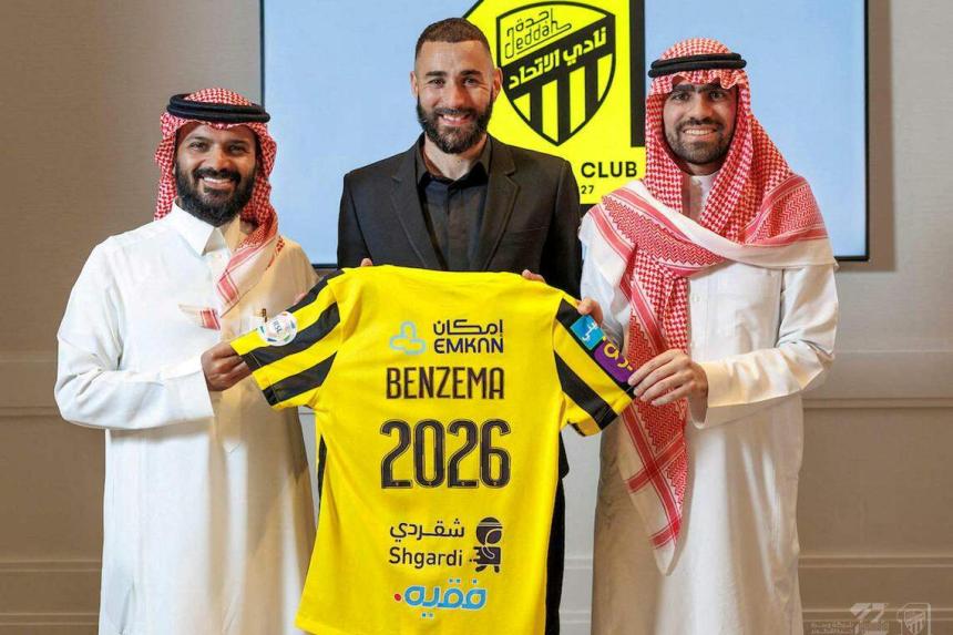 Saudi champions Al Ittihad sign ‘global football icon’ Karim Benzema ...