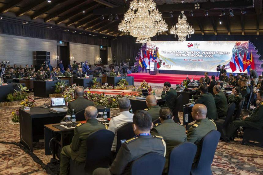 Asean to hold first joint military exercise off Indonesia | The Straits ...