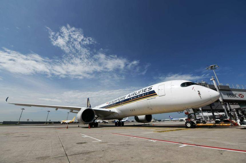 SIA stock surges amid positive outlook for air travel | The Straits Times
