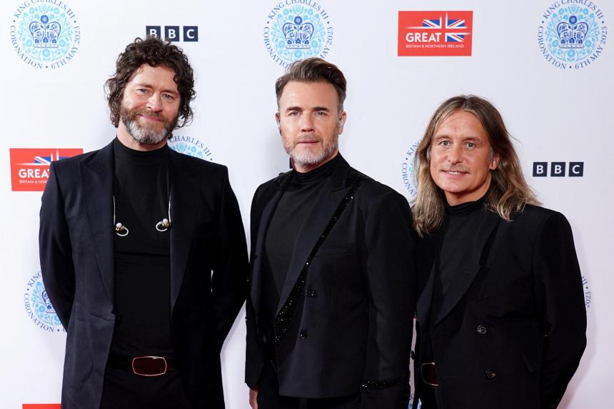 Take That turn Greatest Days film premiere into a performance | The ...