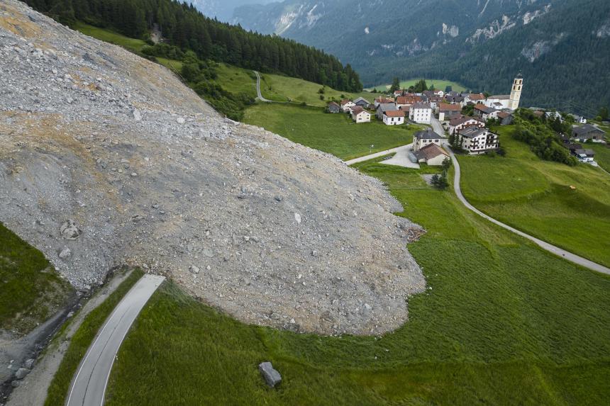 Massive rockslide just misses Swiss village | The Straits Times