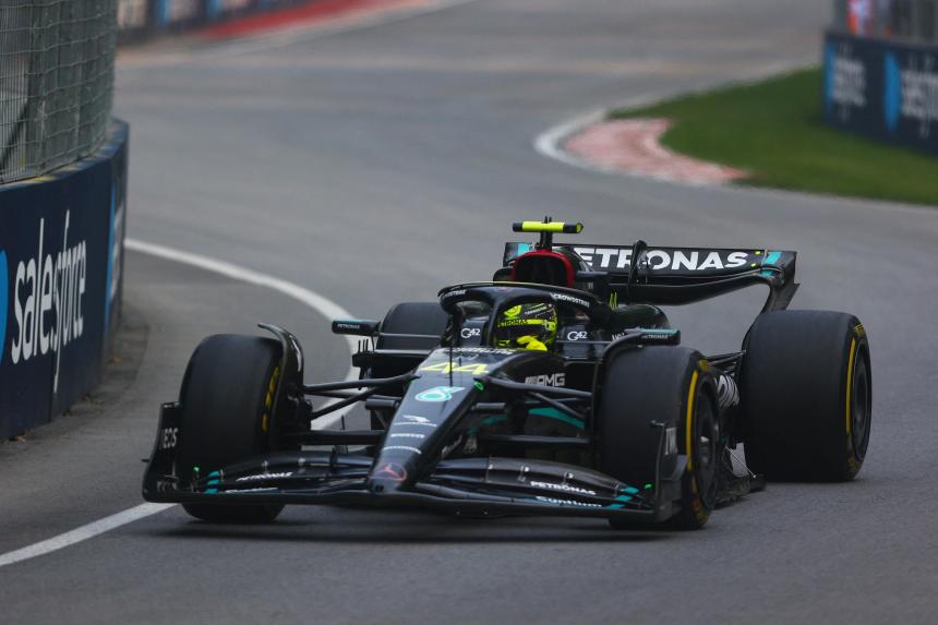 Formula One: Hamilton leads Russell in Mercedes one-two in Canada GP ...