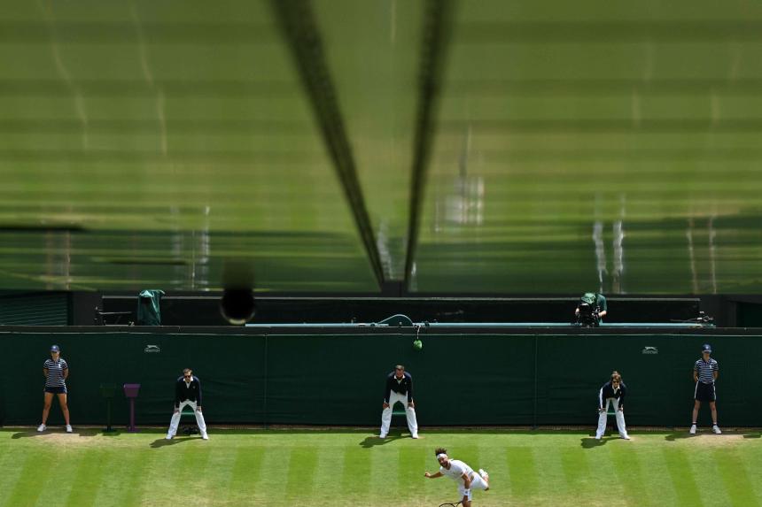 Wimbledon line judges’ future uncertain as Grand Slam embraces AI | The ...