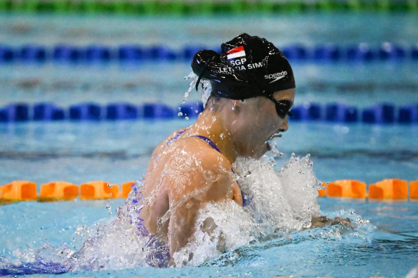Olympics the goal as Letitia Sim lowers four Singapore swim records in ...