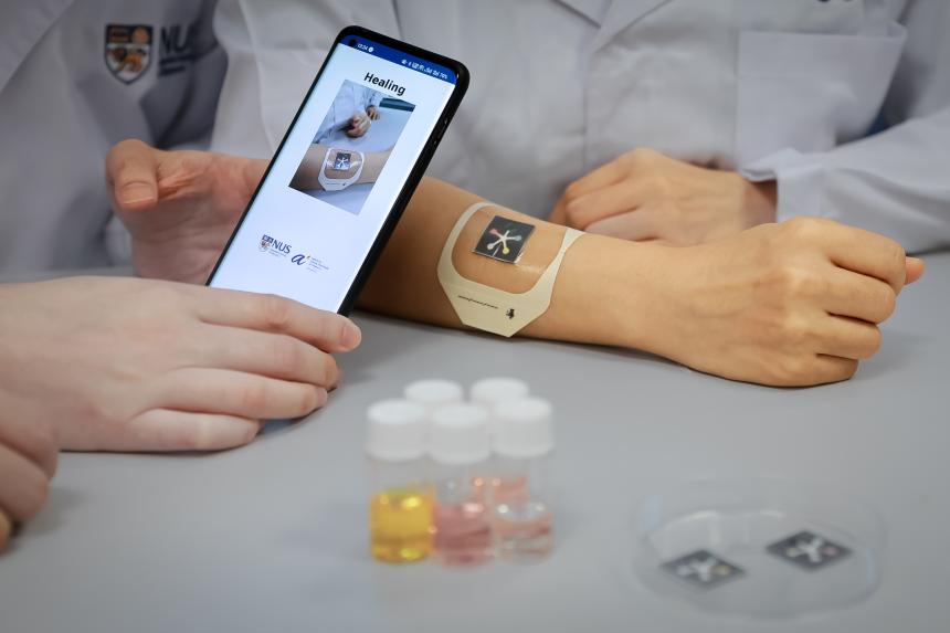Sensor patch developed in Singapore aims to monitor wound recovery ...