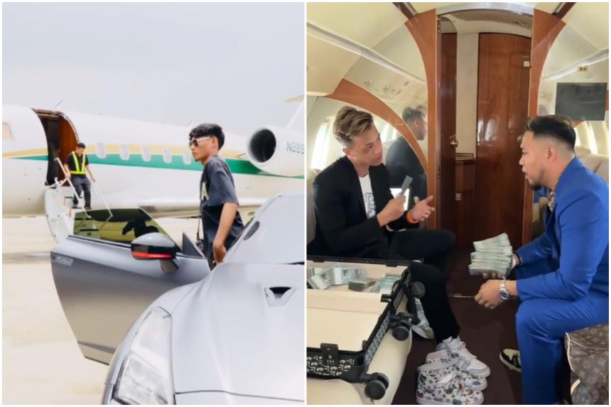 Malaysian influencers exposed for renting private plane only for video ...