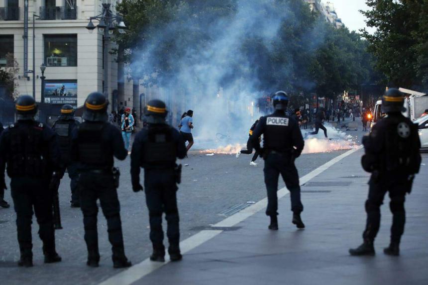 French riots an unwelcome, perilous crisis for Macron | The Straits Times