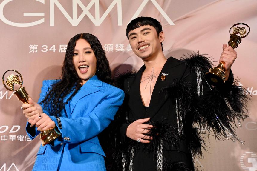 Taiwanese singers Hush and A-Lin take home best singer prizes at Golden ...