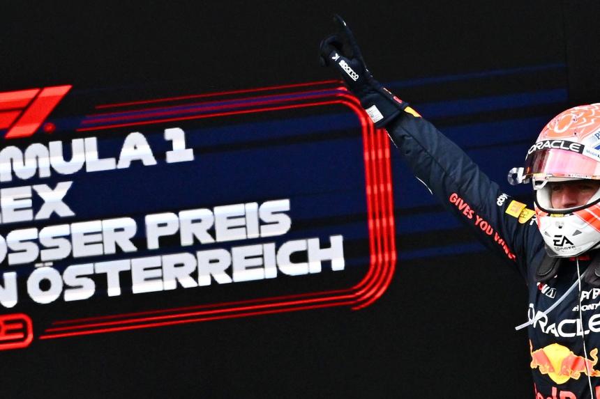 Formula One championship leader Max Verstappen wins with ease in ...