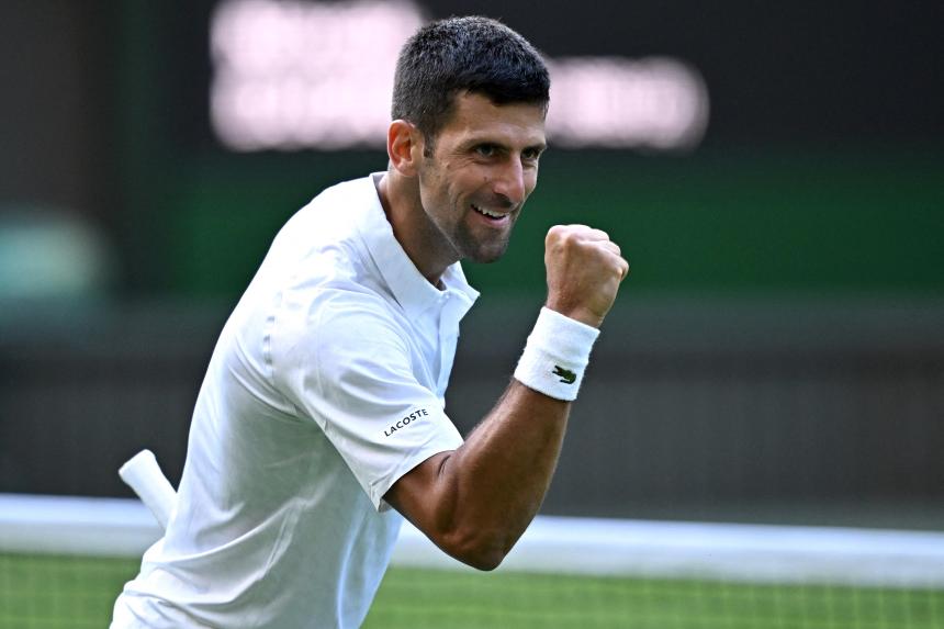 Novak Djokovic reaches Wimbledon round three and another milestone | The Straits Times