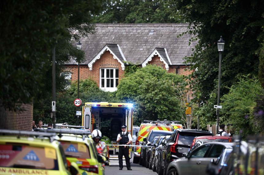 One child killed after car ploughs into London primary school | The Straits Times