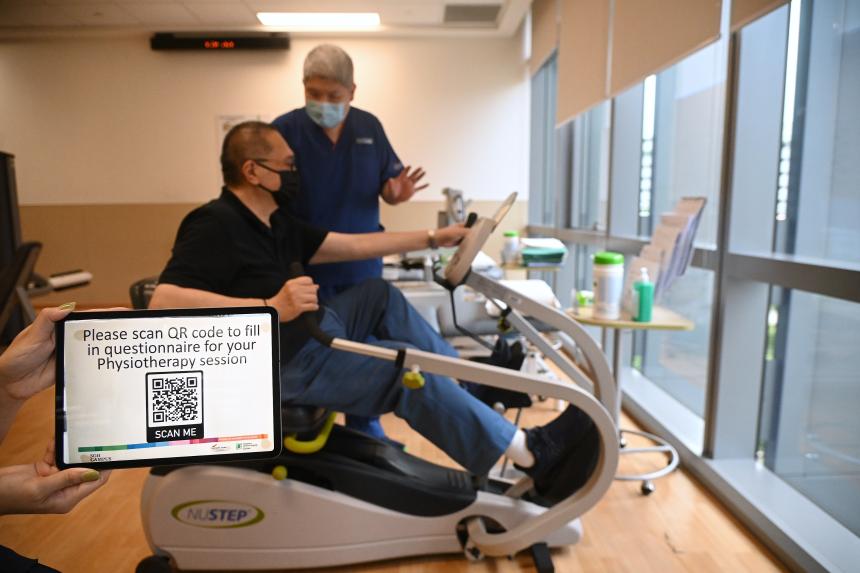 Automation of patient data gives SGH physiotherapists more time to focus on care | The Straits Times