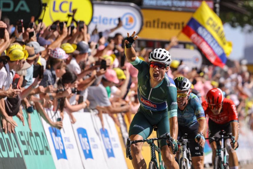 Jasper Philipsen denies Mark Cavendish Tour de France record | The ...