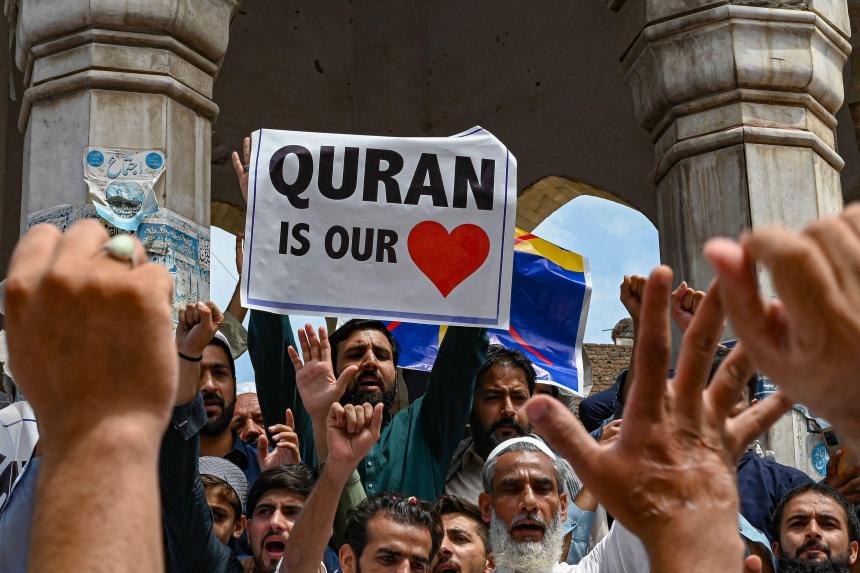 Thousands rally in Pakistan to condemn Quran burning in Sweden | The ...