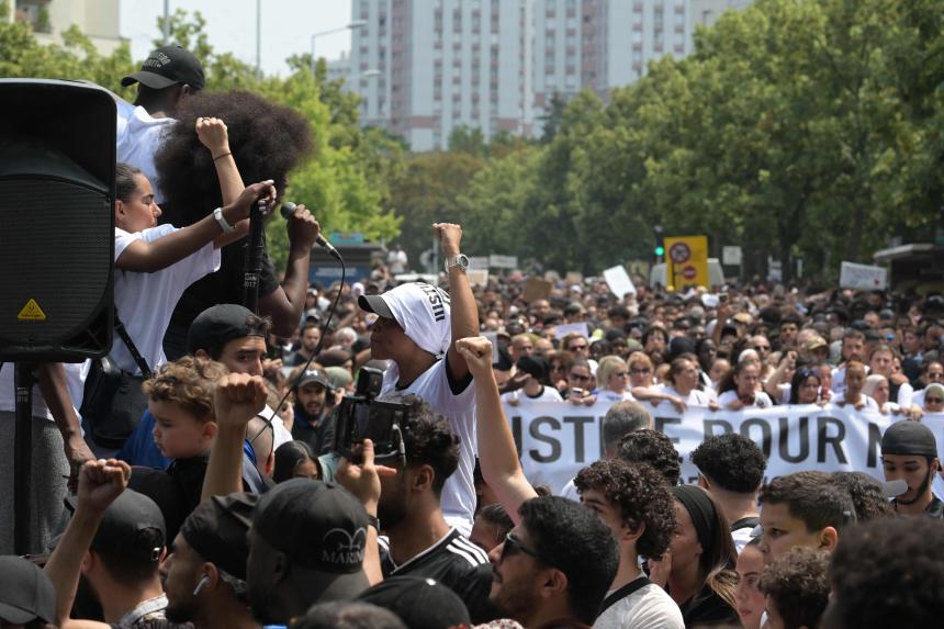 Paris protest over police violence banned in aftermath of riots | The ...
