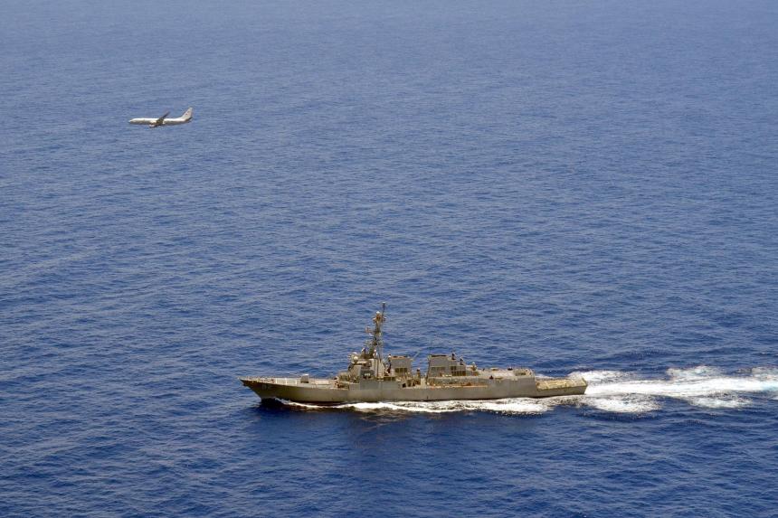 US Navy plane flies through Taiwan Strait after Chinese drills | The ...