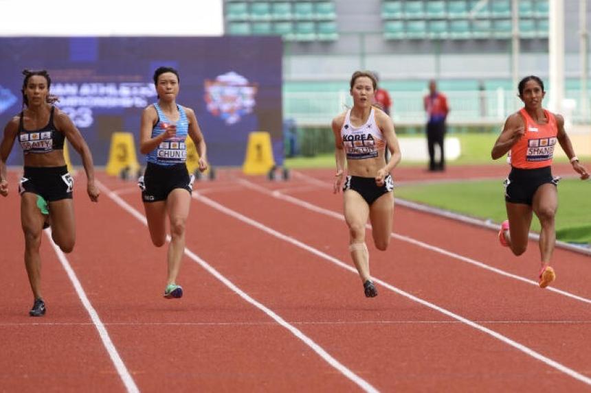 Shanti Pereira clocks 11.50sec to reach semis of Asian Athletics ...