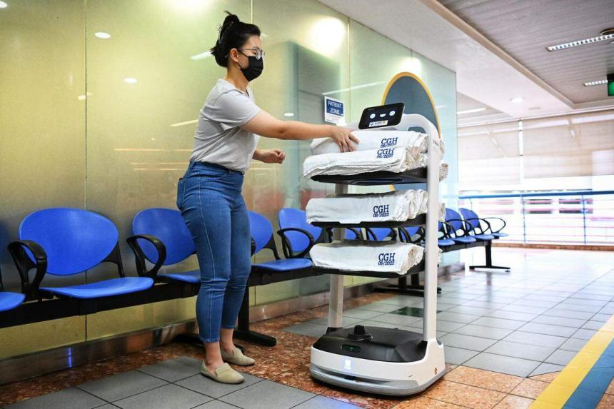Three robot musketeers join Changi General Hospital, providing needed ...