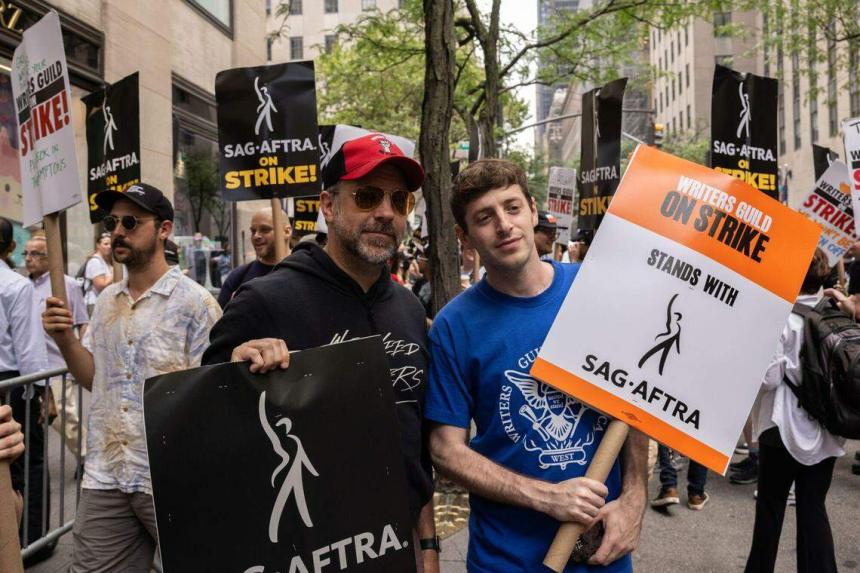 Striking actors join picket lines as Hollywood shuts down | The Straits ...