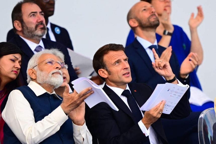 India’s Narendra Modi feted in France during tense Bastille Day ...