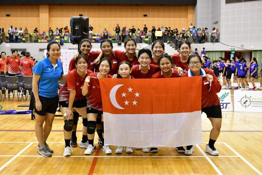 Double delight for Singapore as tchoukball teams win two golds at world ...