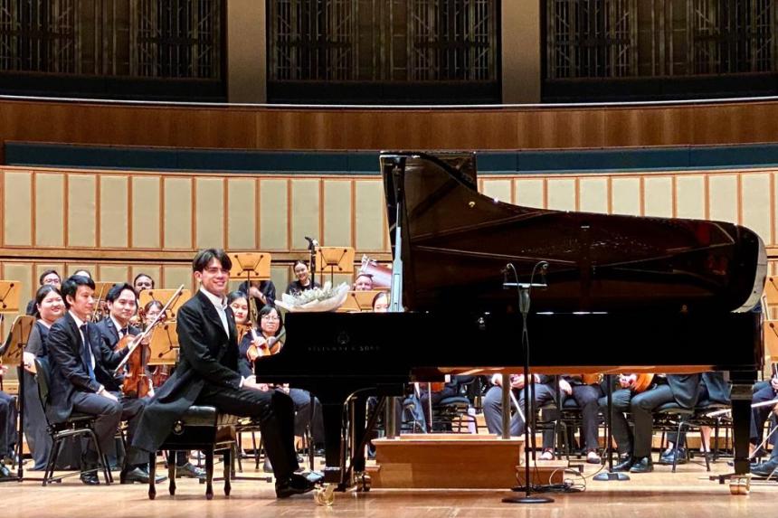 Concert review: Pianist George Harliono’s easy showmanship steals the ...