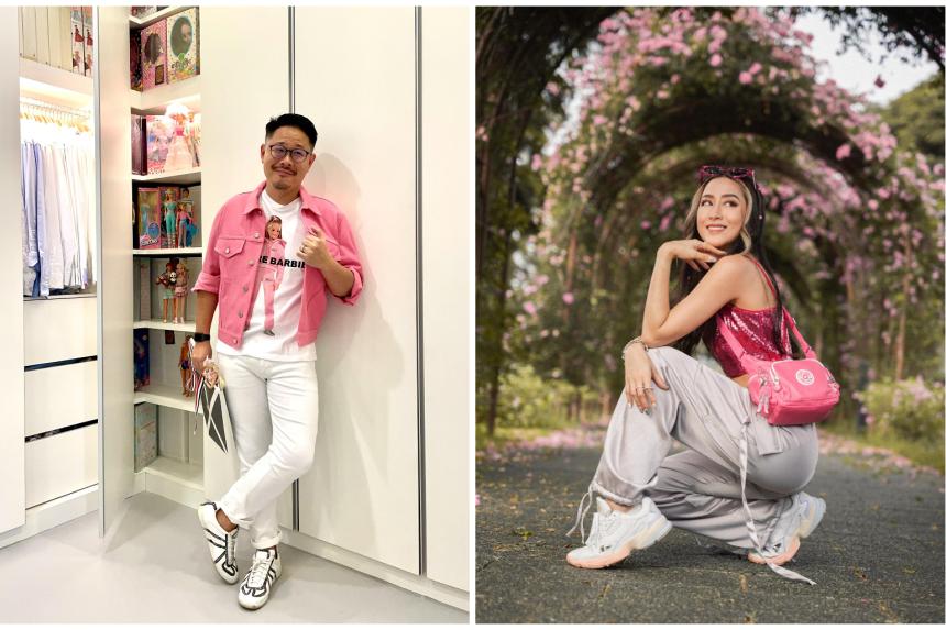 See the Barbiecore looks people are rocking for Barbie film’s Singapore ...