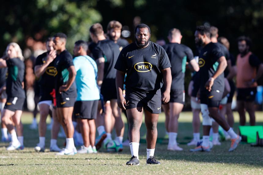 Springbok prop Ox Nche to be out for another month | The Straits Times