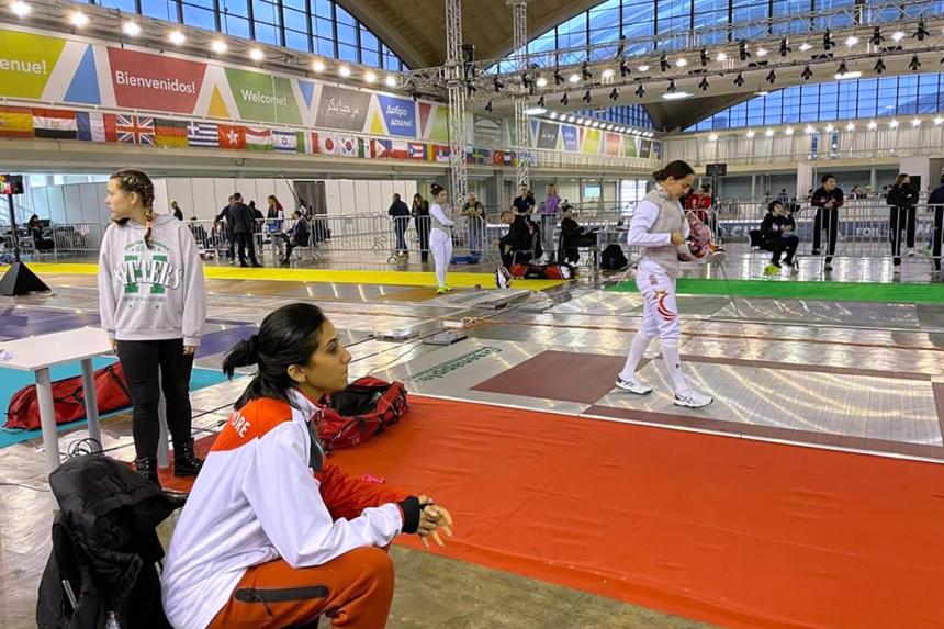 Inspired by new coach, Singapore fencer Amita Berthier targets Olympic ...