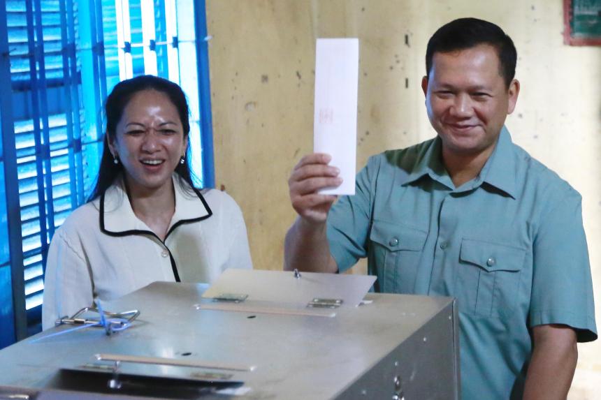 Cambodian ruling party declares victory in election | The Straits Times