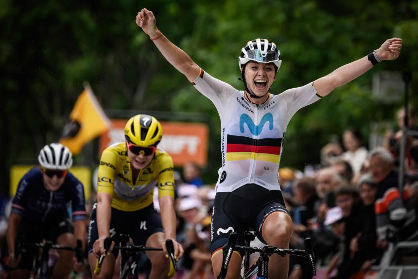 Lippert pips Kopecky for women's Tour de France second stage win | The ...