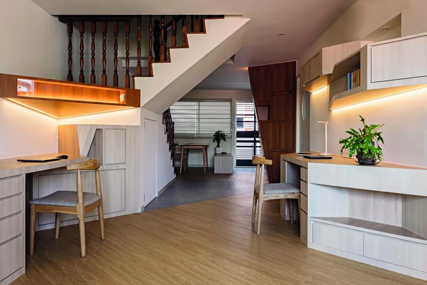 The Chic Home: Hougang HDB maisonette for family of avid readers | The Straits Times
