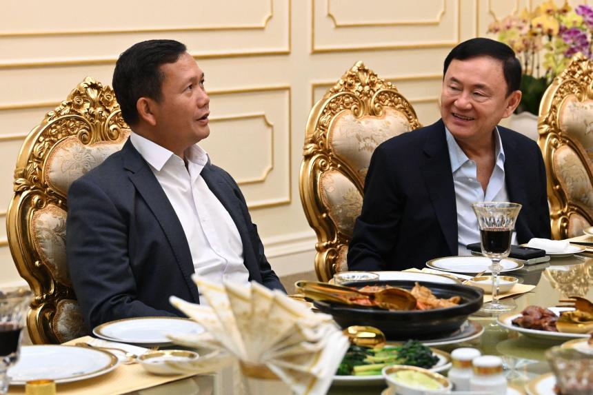 Former Thai PM Thaksin seen in Cambodia after delaying return from exile | The Straits Times