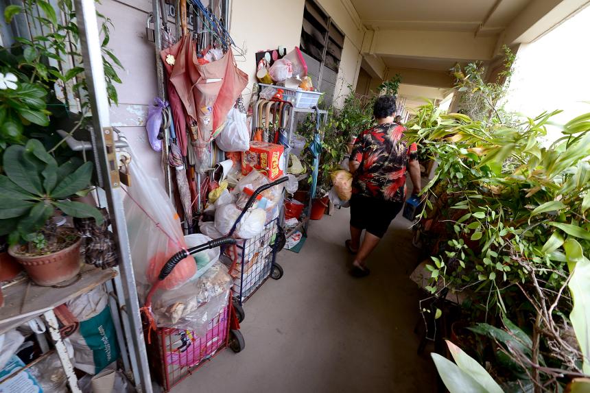 What can further nudge residents into keeping corridors clear of ...