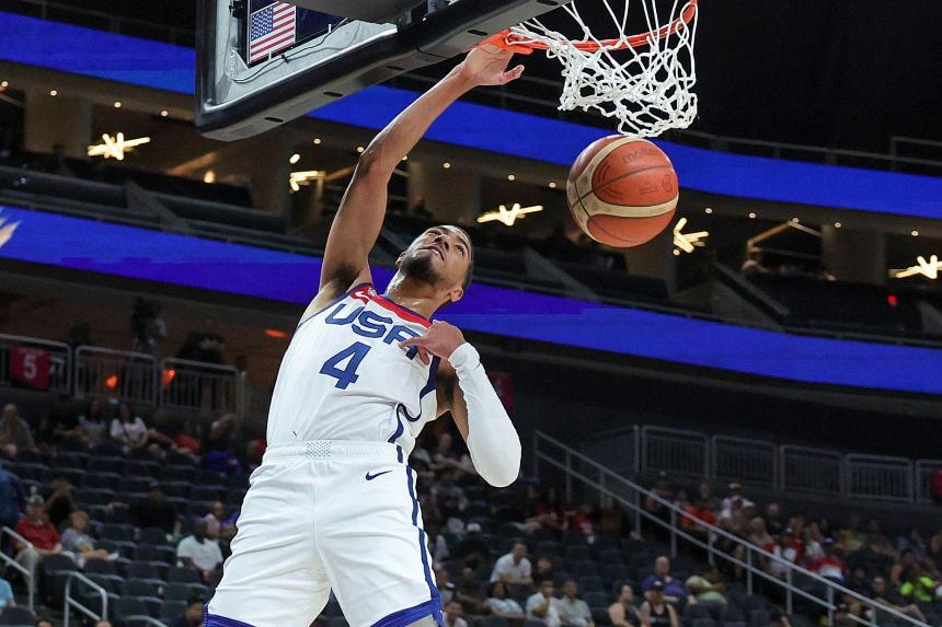 Young United States NBA stars rout Puerto Rico in Basketball World Cup ...