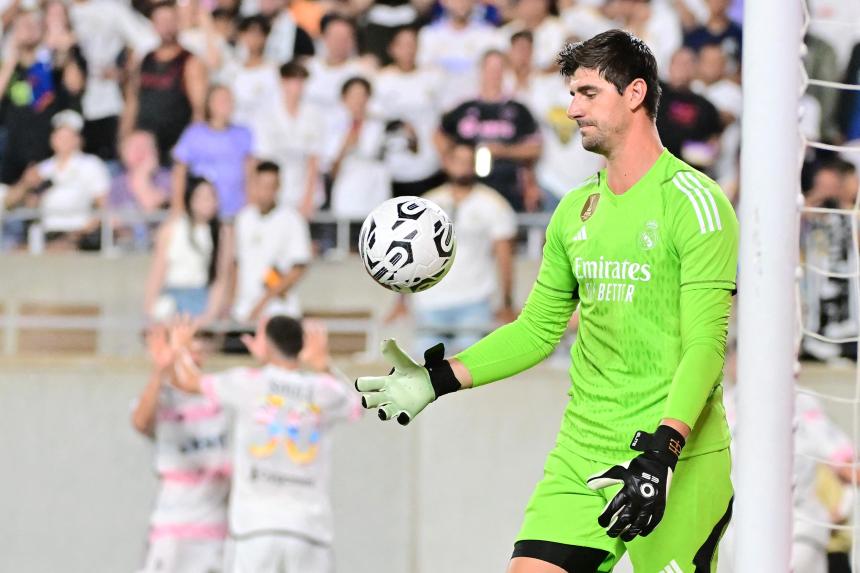 Real Madrid goalkeeper Thibaut Courtois sidelined for several months ...