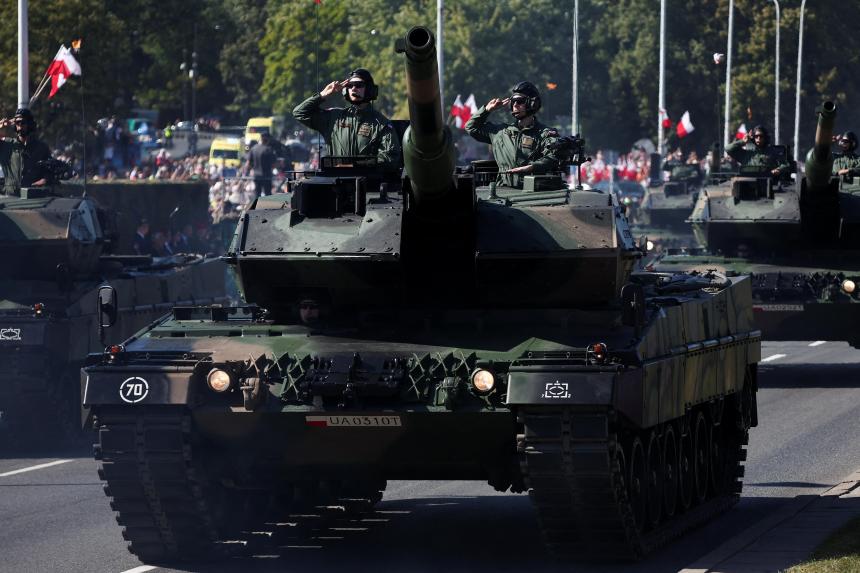 Poland displays military might in huge parade as elections loom | The ...