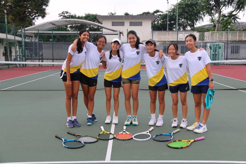 Nanyang Girls’ High School win their first C Division tennis title ...