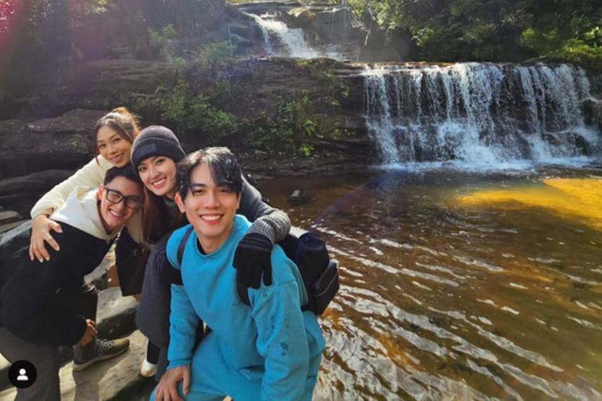 Celebrity couples Nick Teo and Hong Ling, Edwin Goh and Rachel Wan ...