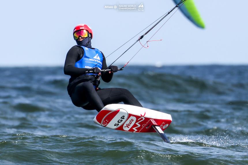 Double joy as kitefoiler Maximilian Maeder wins world title, gets ...